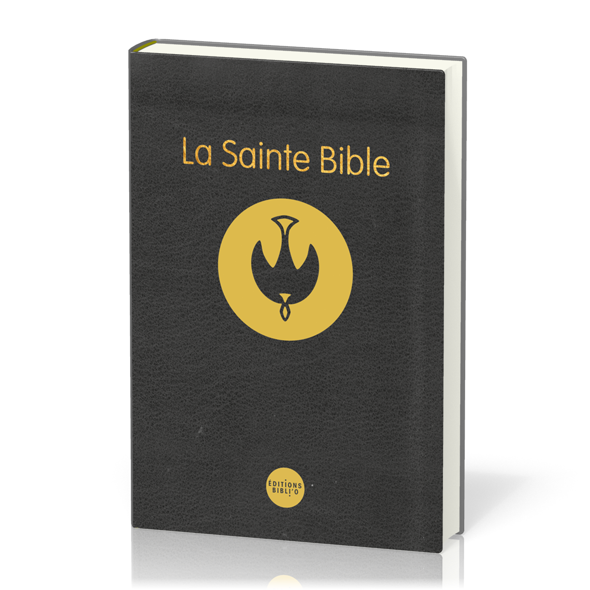 Bible à la Colombe Segond 1978, noire - semi-rigide, tranches or ...