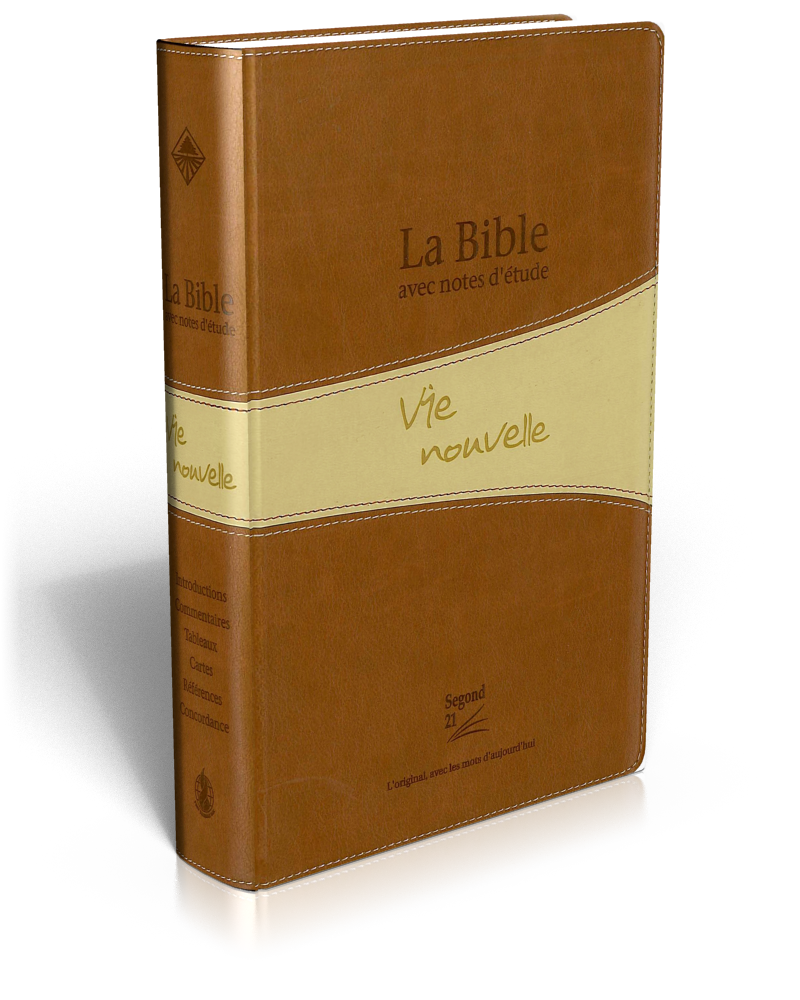 Bible d'étude Vie nouvelle, Segond 21, duo vert et gris - couverture ...