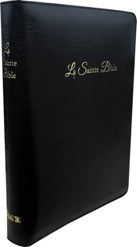 Bible Segond 1910, gros caractères, noire - couverture souple, avec ...