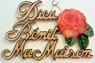 Bois "Dieu bénit ma maison" :: La Maison de la Bible France